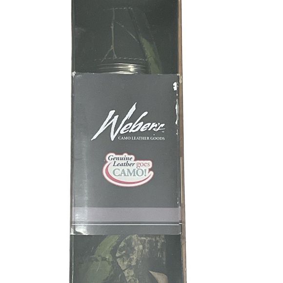 webers | Other | Webers Camo Leather Stainless Steel Cylinder Flask Sci ...